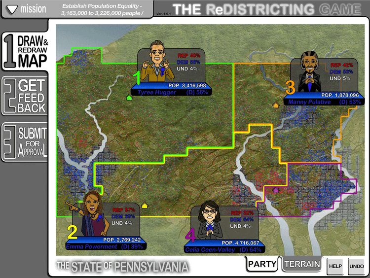 The Redistricting Game | Joshua Kery